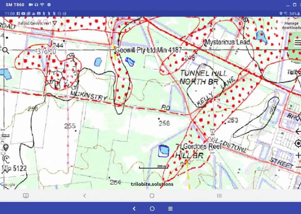 Talbot Gold Maps » THP Tryhard Prospecting